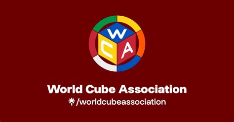 World Cube Association Instagram Facebook Tiktok Linktree