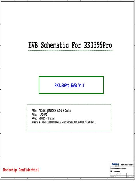 Evb Schematic For Rk3399pro Pdf Usb Computer Data