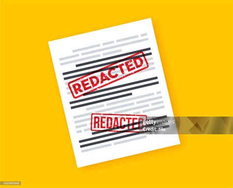 Redacted Censored Secret Document High Res Vector Graphic Getty Images
