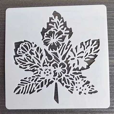 Maple Leaf Stencil