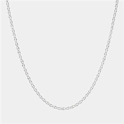 Figaro Forjada Plata Cadena Triangulum Workshop