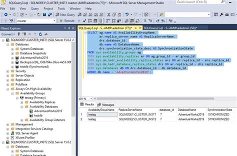 Restore A Database In The Ms Sql Server Always On Availability Group Eclipsys