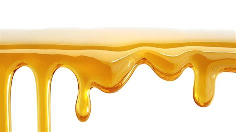 Illustration Of Thick Viscuous Cooking Oil Dripping Onto A Stark White Backdrop Ai Generated