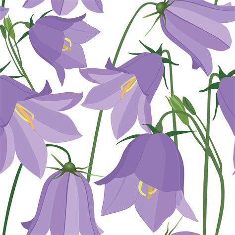 Векторный цветок колокольчики Zefirkaclub фото и картинки