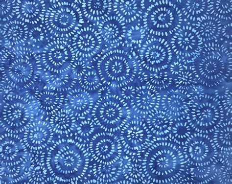 Mixed Dots Batik Lsbc 4126 Pacific By The Yard Etsy