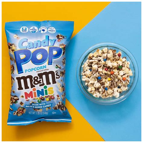 Candy Pop Mandms Minis Popcorn 149gr Greek Deli Goods Premium Snacks And Foods