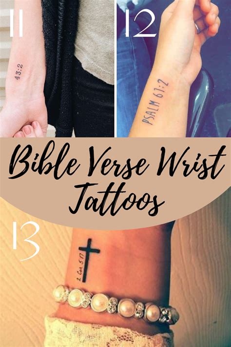 Bible Verse Tattoos Wrist Tigerjoker