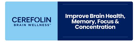 Cerefolin Brain Wellness Targeted Nutrition For Cognitive