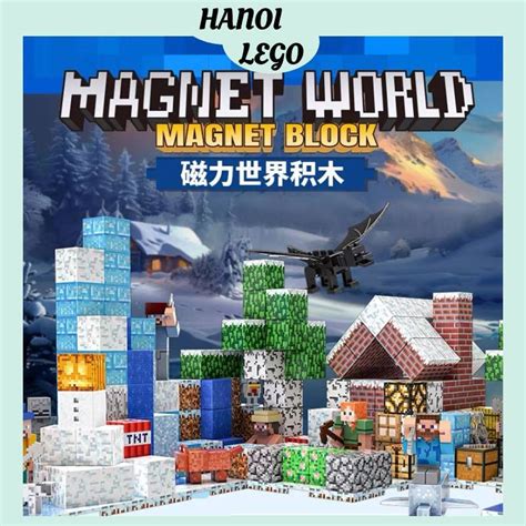 Minecraft Assembly Model Magnetic Blocks Minecraft Block Magnets Minecraft Magnetic Building