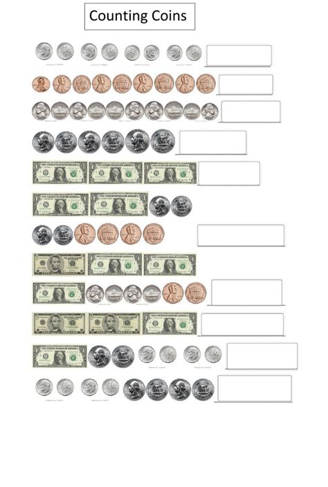 Dollars And Coins Addition Worksheet Artofit