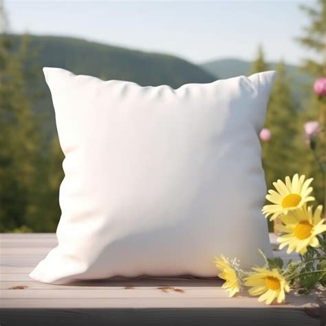 Premium Ai Image Pillow Mockup By Ai Generative