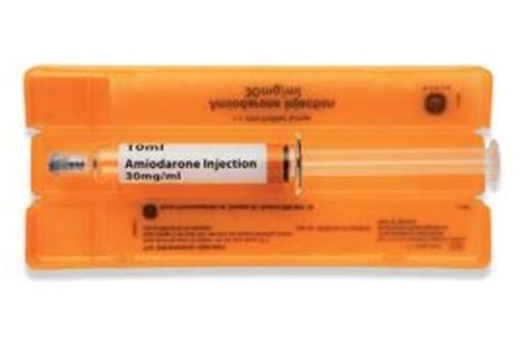 Amiodarone 300mg10ml Injection Pom X1 Pharmaceuticals A Williams