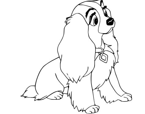 Kolorowanka Narysuj Lady Cocker Spaniel Pobierz Wydrukuj Lub Pokoloruj Online Już Teraz