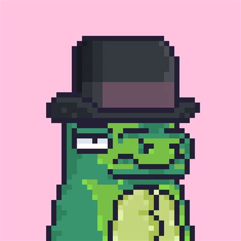 Pixel T Rex World Collection Opensea