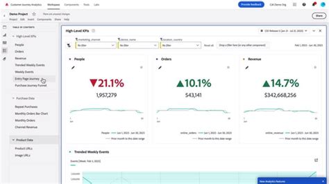 在 Analysis Workspace 中建立目錄 Adobe Analytics