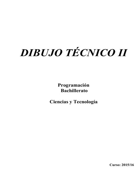 Dibujo T Cnico Ii