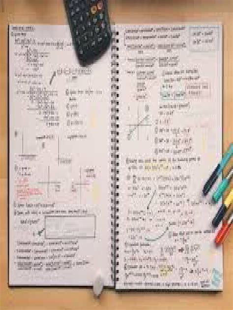 Math Class Notes Pdf