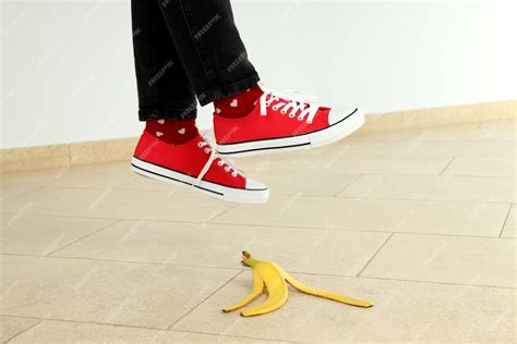 Premium Photo Concept Of April Fools Day Prank With Banana Peel