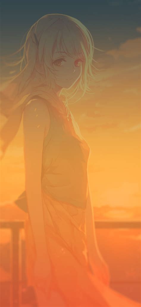 Anime Girl And Sunset Wallpapers Anime Aesthetic Wallpapers 4k