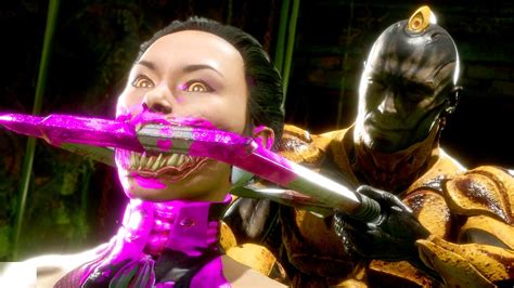 Mk11 All Fatalities On Mileena Behind The Mask Mythic Skin Youtube