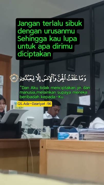 Jangan Terlalu Sibuk Dengan Urusan Duniashorts Fyp Beranda Youtube