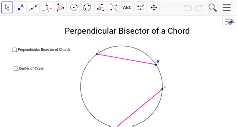 Perpendicular Chords In A Circle Sheet And Chords Collection
