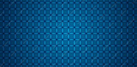 Premium Vector Illustration Of Circles Geometrical Patterned Blue