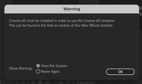 Failing To Install Cinema 4d Renderer In After Eff Adobe Product