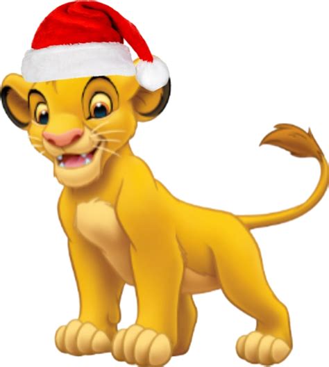 Simba Wearing Santa Hat By Danielandresrojas On Deviantart