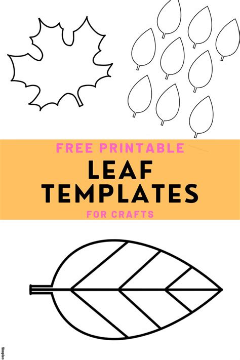 Printable Leaf Template