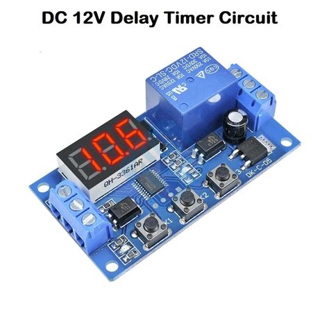 12v De Lay Timer Circuit Dc 12v Dc12v Infinite Cycle De Lay Timing