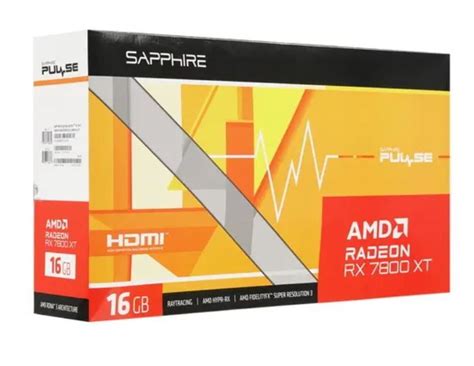 Видеокарта Radeon RX 7800 XT, 16 ГБ GDDR6 - купить по низким ценам в ...