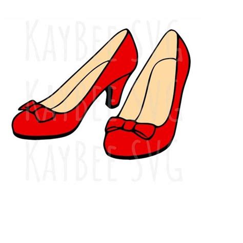 Ruby Slippers Svg Png  Clipart Digital Cut File Download Inspire