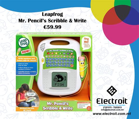 Leapfrog Mr Pencil Scribble And Write Electroit