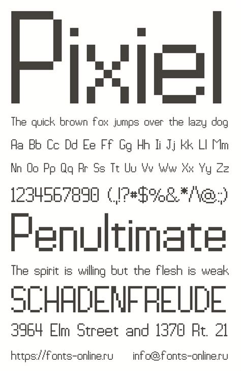 Pixiel Font