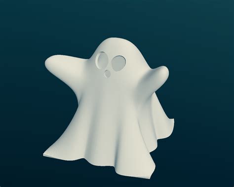 Cute Ghost By Pedramezani Download Free Stl Model