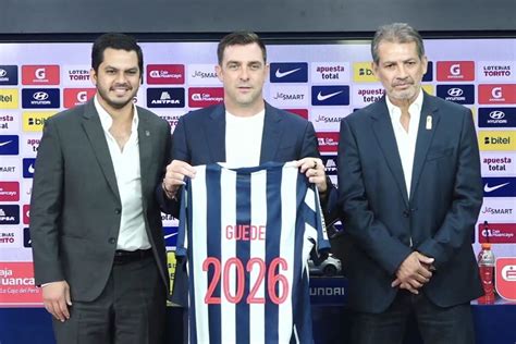 Pablo Guede Fue Presentado Hoy Como Dt De Alianza Lima Objetivo Será