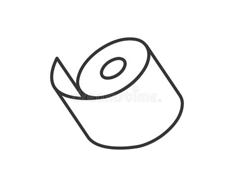 Plantilla De Diseño De Icono De Rollo O Tubo De Papel Higiénico Para Wc Toallas De Limpieza De