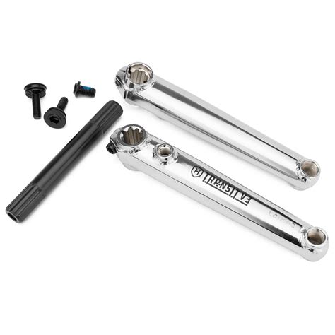Buy The Mission Bmx Cranks Transit V3 Chrome 175mm Online Performance