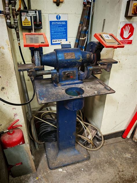 Abarboga Maskiner Ep308 Bench Grinder With 3 Phase Power Supply
