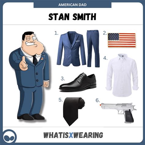 Stan Smith American Dad Costume Guide