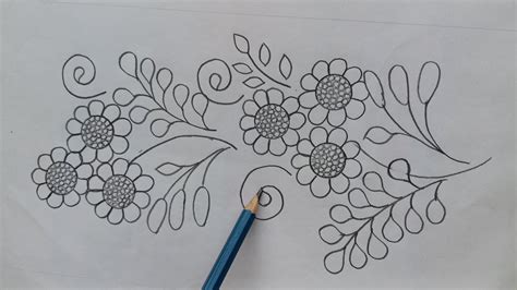 How To Draw Borderline Design Border Design Easy Drawing Tutorial By Rup Handicraft Youtube