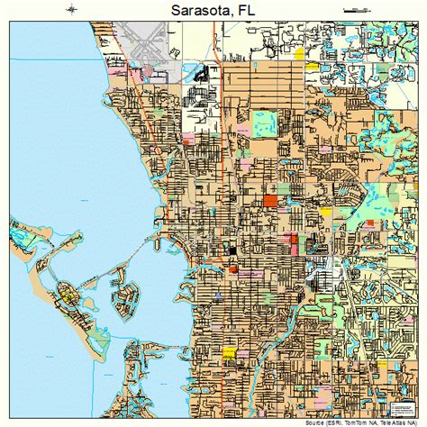 Michelin Landkarte Sarasota Michelin Sarasota Map Egkpk