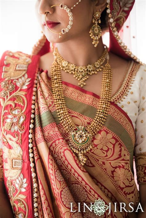 The Crimson Bride Real Weddings And Editorial Gujarati Jewellery Set