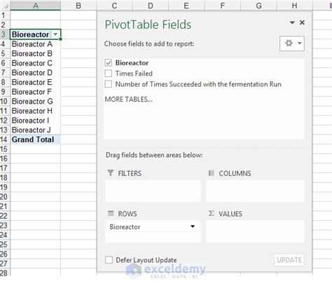 How To Insert And Edit A Calculated Field In An Excel Pivot Table