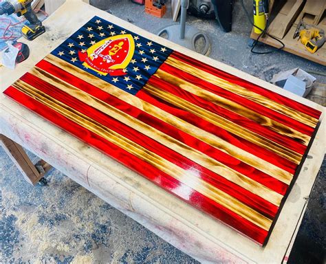 Custom Wooden Flags Personalized Cnc Flag Engraving Etsy