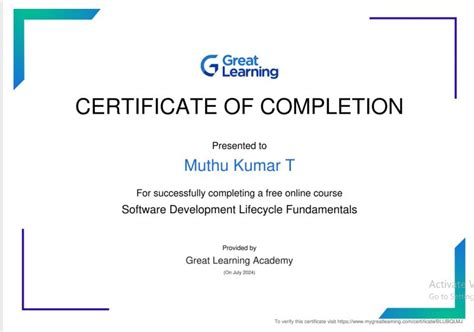 Muthu Kumar T On Linkedin Greatlearningacademy Greatlearning Glacertificate
