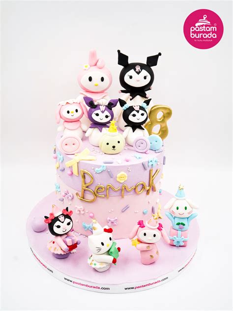 Kuromi Ve Hello Kitty Konsept Pasta