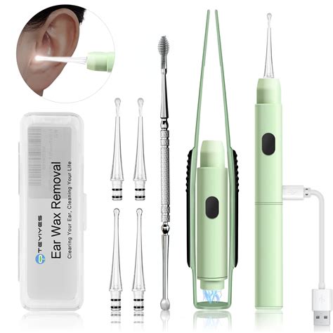 Ear Wax Removal Kit With Led Light All In One Ear Cleaning Tool Set