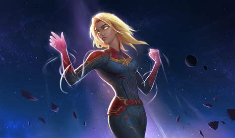 惊奇队长（captain Marvel） Bo 111 On Artstation At Artwork6aroev